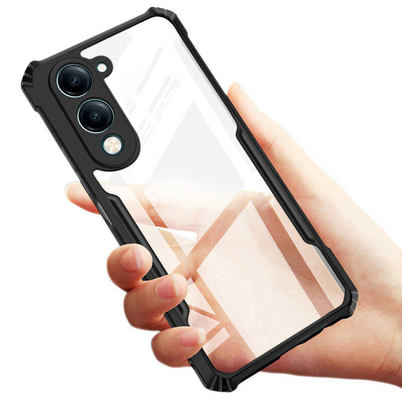 xipare for Vivo Y04 4G Clear Case Shockproof Transparent Hard Phone ...