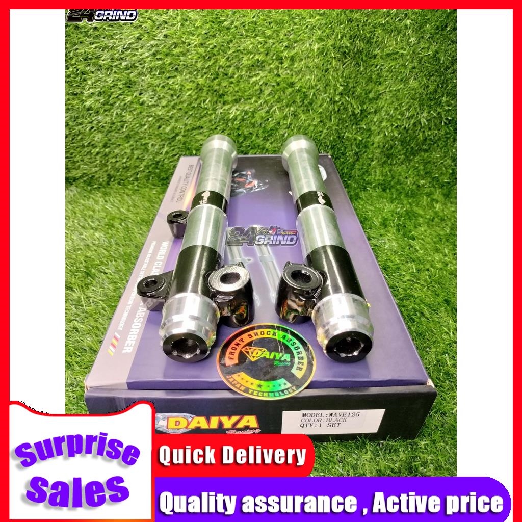 LIGHTEN FRONT SHOCK DAIYA HONDA WAVE 125 / WAVE 100 BLACK | Lazada PH