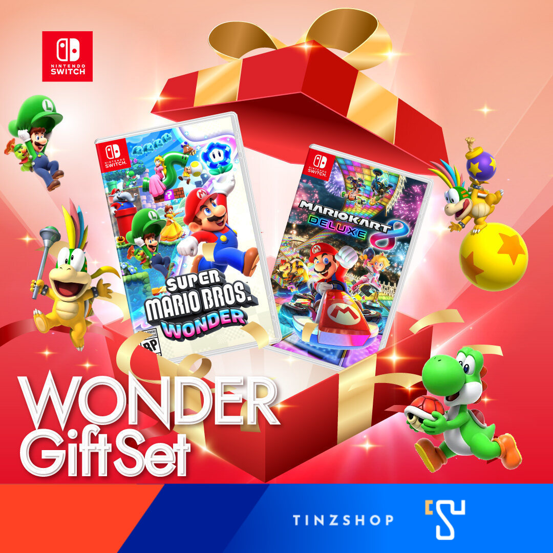 Nintendo Switch Game Set : Mario Wonder Gift Set 2024 > จับคู่ เกมมาริ ...