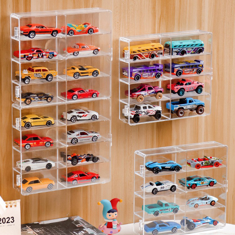 1:64 Acrylic Car Display Box For Car Model Toy Cabinet Rack Dustproof ...