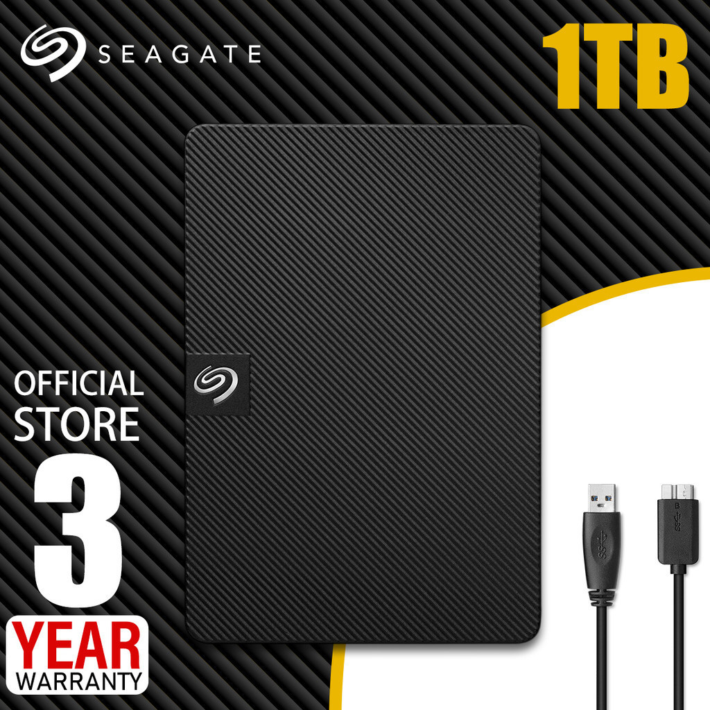Seagate New Expansion 1TB 2TB External Hard Drive Enclosure USB 3.0 HDD ...