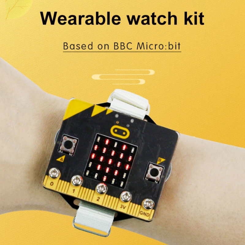 Wearable Watch Kit BBC Micro:Bit Compatible with Microbit V2 Board ...