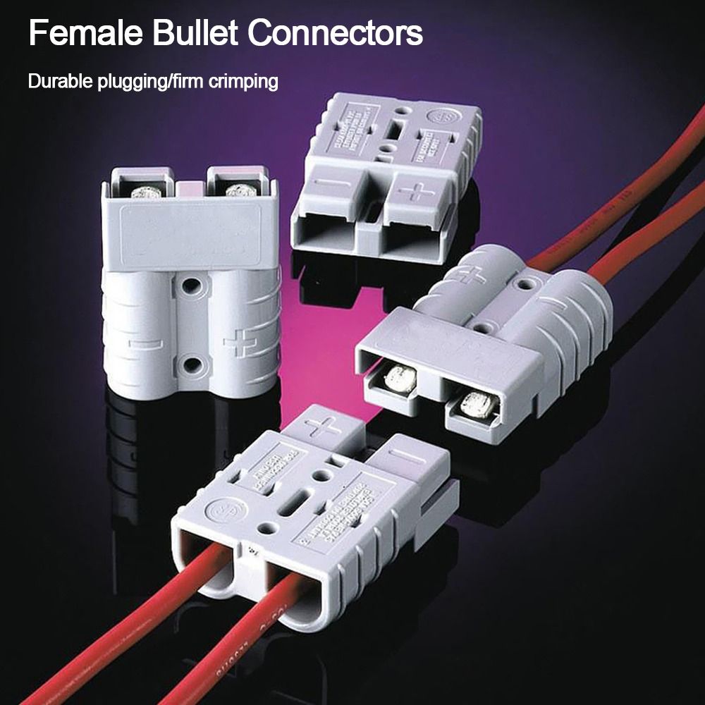 Terminals 50 AMP Plug Cable Terminal 600V Grey Red Quick Plug Connector ...