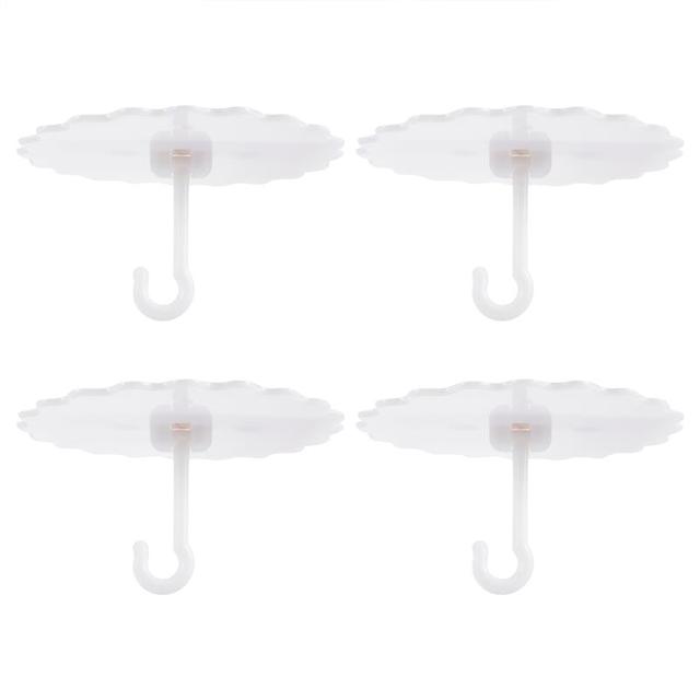 4pcs Dome Mosquito Net Hooks Ceiling Hooks Bed Canopy Plastic Screw ...