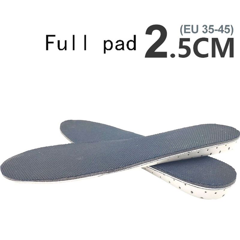 Unisex Insole Heel Lift Insert Shoe Pad Height Increase Cushion Elevator Taller Eshylala | Daraz ...