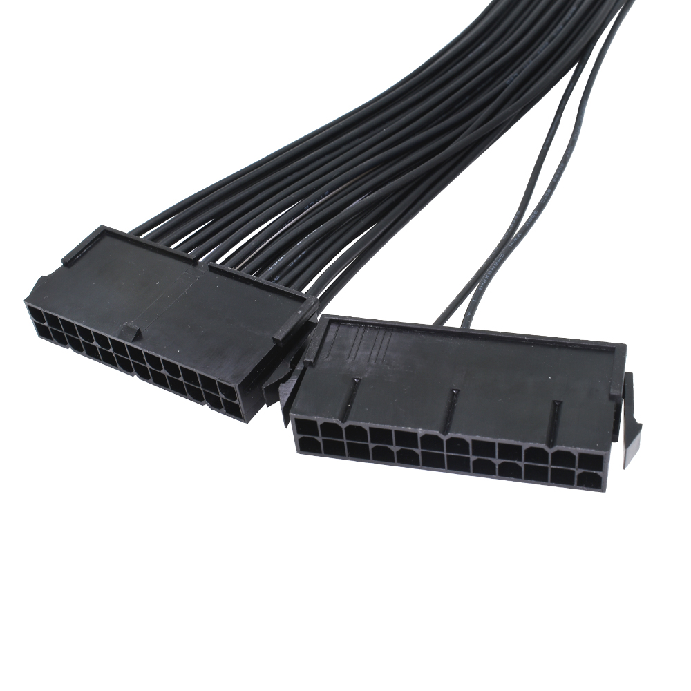 【VogueVenture】TISHRIC ATX 24Pin 2 Dual Molex PSU Power Supply Cord ...