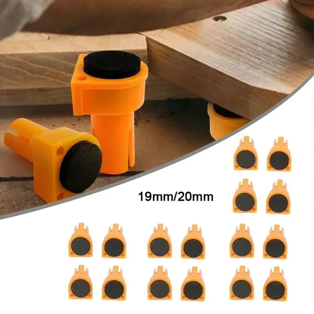 Clamp Set 19mm 20mm Workbench Peg Precision Practical Tool Brake Stops ...
