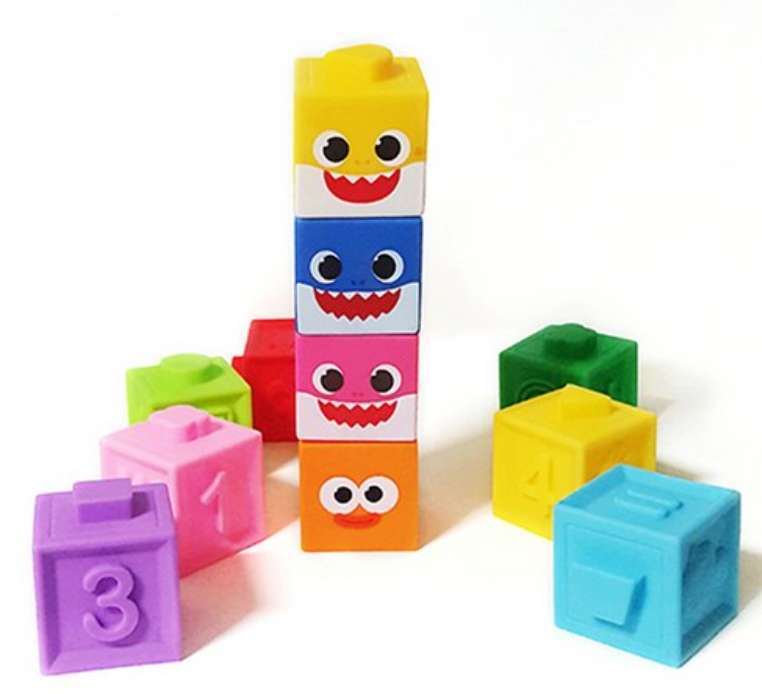 [Pinkfong] Baby Shark Soft Block Toy Number Block EVA Blocks Water Bath ...