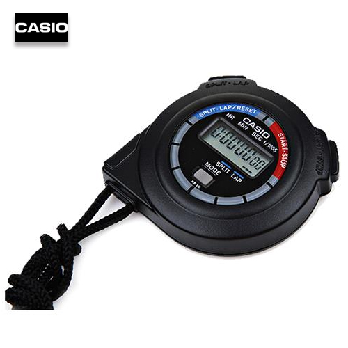 Velashop นาฬิกาจับเวลาคาสิโอ Casio-Stop Watch รุ่น HS-3V-1RDT, HS-3V ...