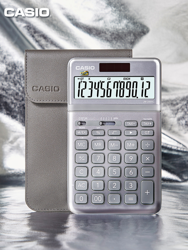 Casio JW-200SC Calculator Business Office White Collar Shakes His Head ...