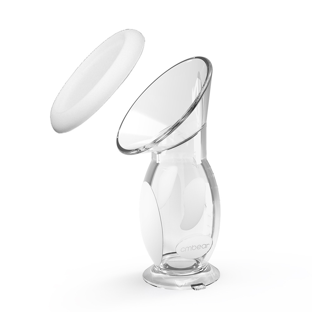 Cross-Border Cmbear Breast Milk Collector ซิลิโคน Simple Breast Pump To ...