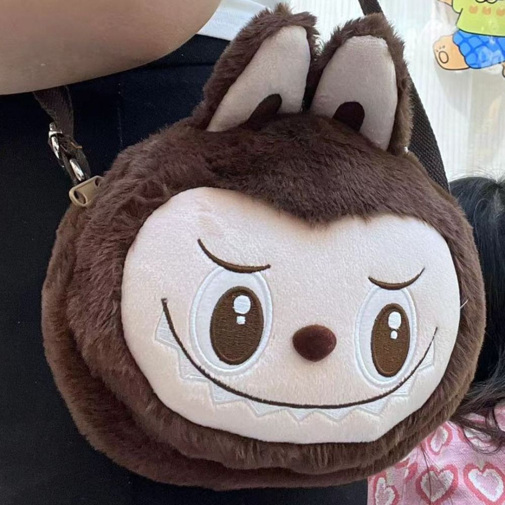 CHANBAEK Cartoon Labubu Plush Bag Crossbody Bag Phone Bag Labubu Doll ...