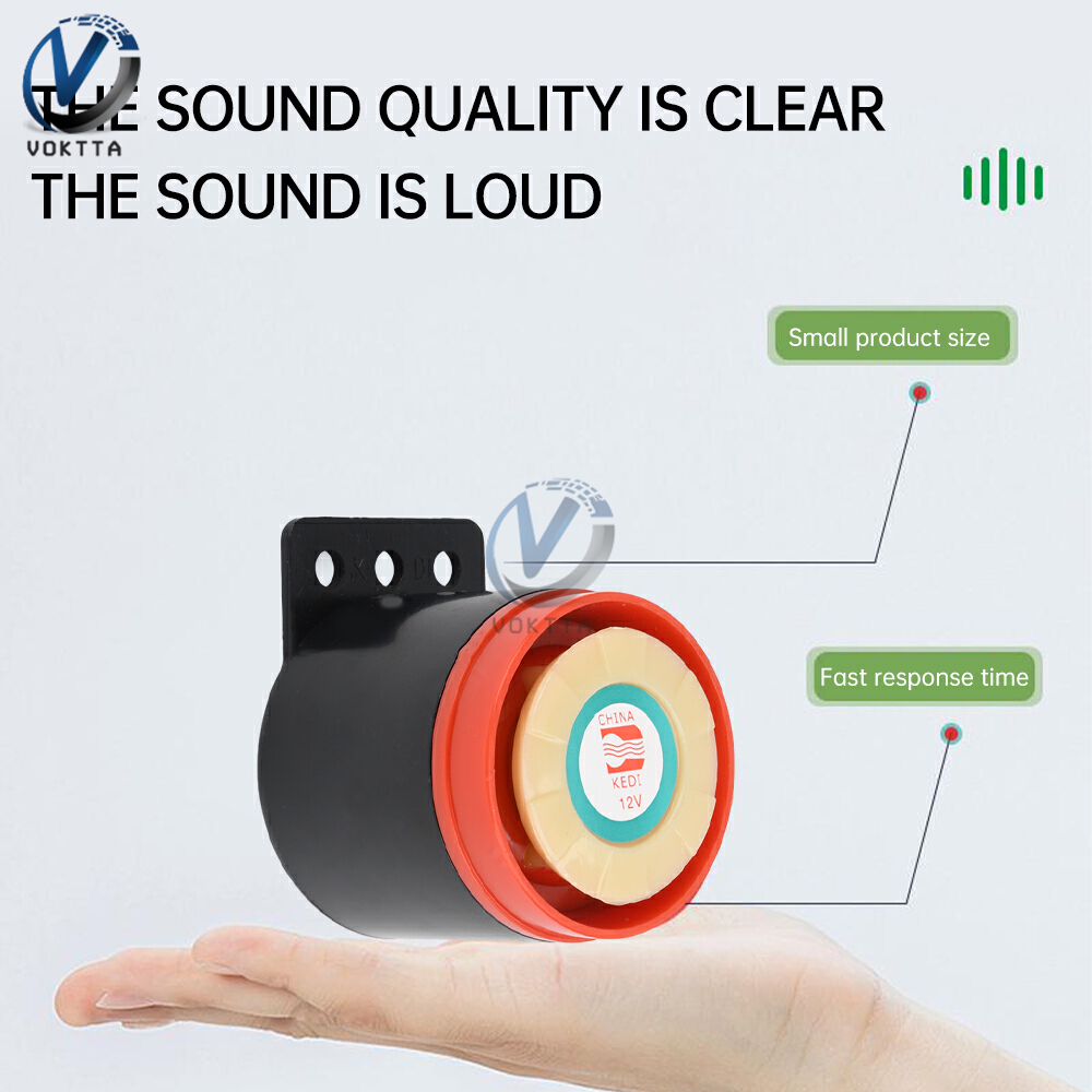 12V 24V 220V Mini Wired Siren Horn High Decibel Active Buzzer Alarm ...