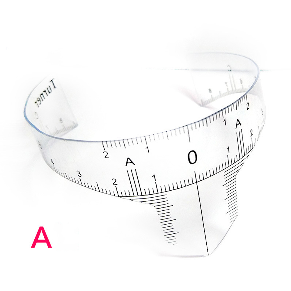 【YIYANGMAOYI111】1PC Reusable Semi Permanent Eyebrow Ruler Eye Brow ...