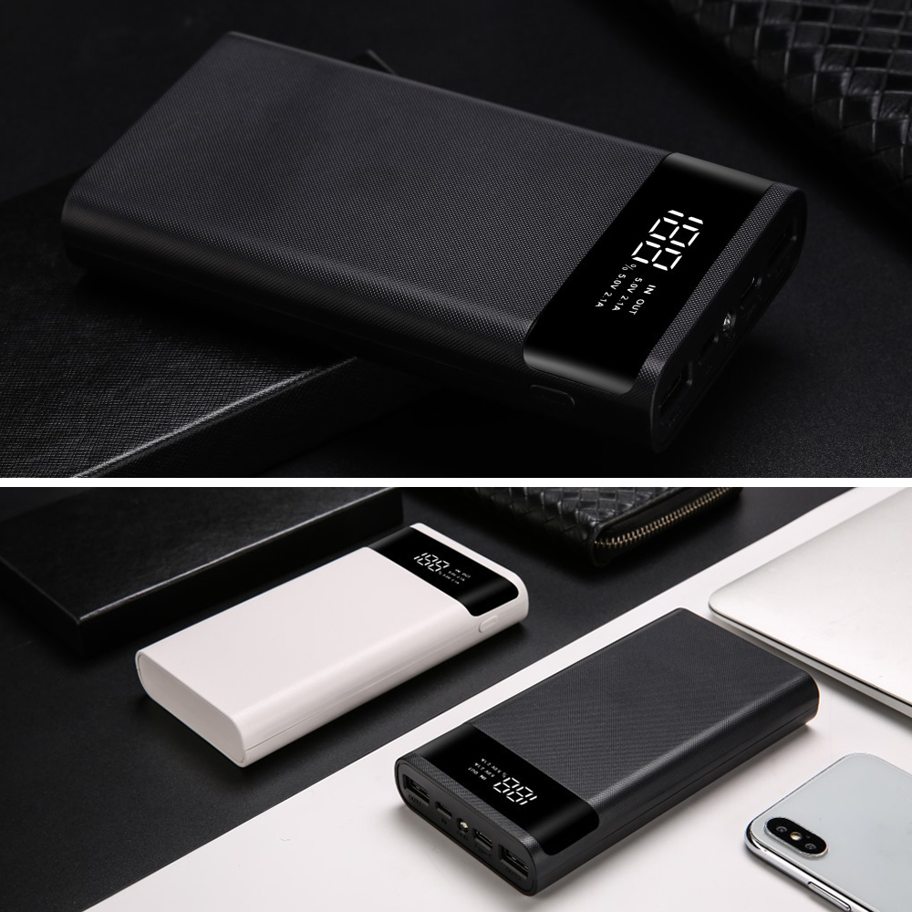 Kebidu Portable 5V 6x18650 Power Bank Box Case DIY Type-C USB Fast ...