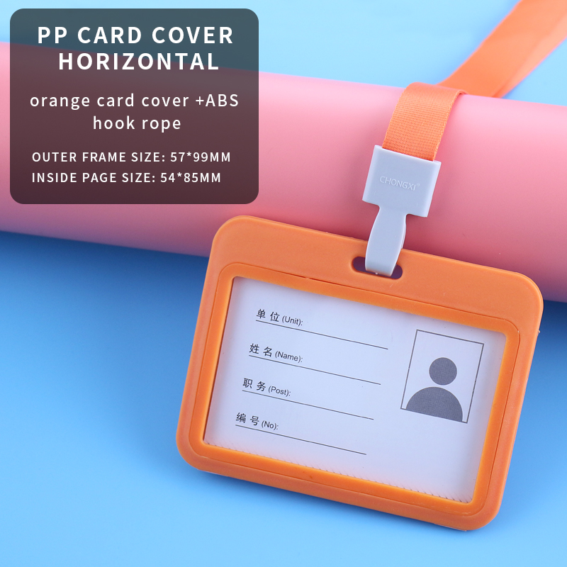 Clear Name Tag Card Protector with Strap for Ward Office Nurse In ...