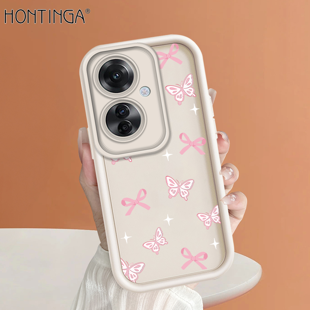 Hontinga for OPPO Reno11 F 5G F25 Pro Back Cover Butterfly Pattern Case ...
