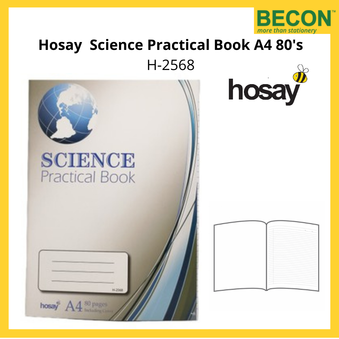 Hosay H-2568 Science Practical Book A4 80's | Lazada
