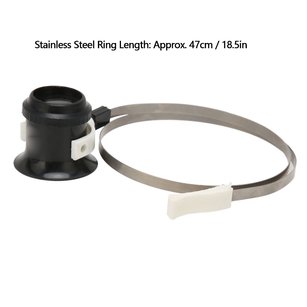 Precision Stainless Steel Ring Watch Repair Magnifying Glasses Head ...