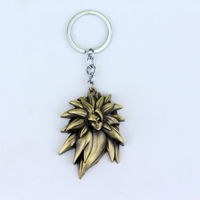 Dragon Z Super Saiyan Vegeta Son Goku Keychain Cosplay Keyring Metal ...