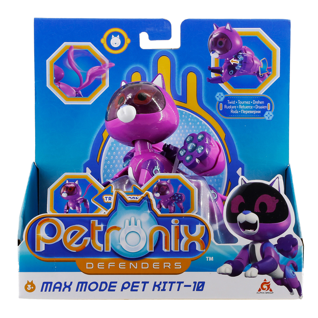 Petronix Defenders Max Mode Transforming Pet Kitt-10, Action Figure and ...