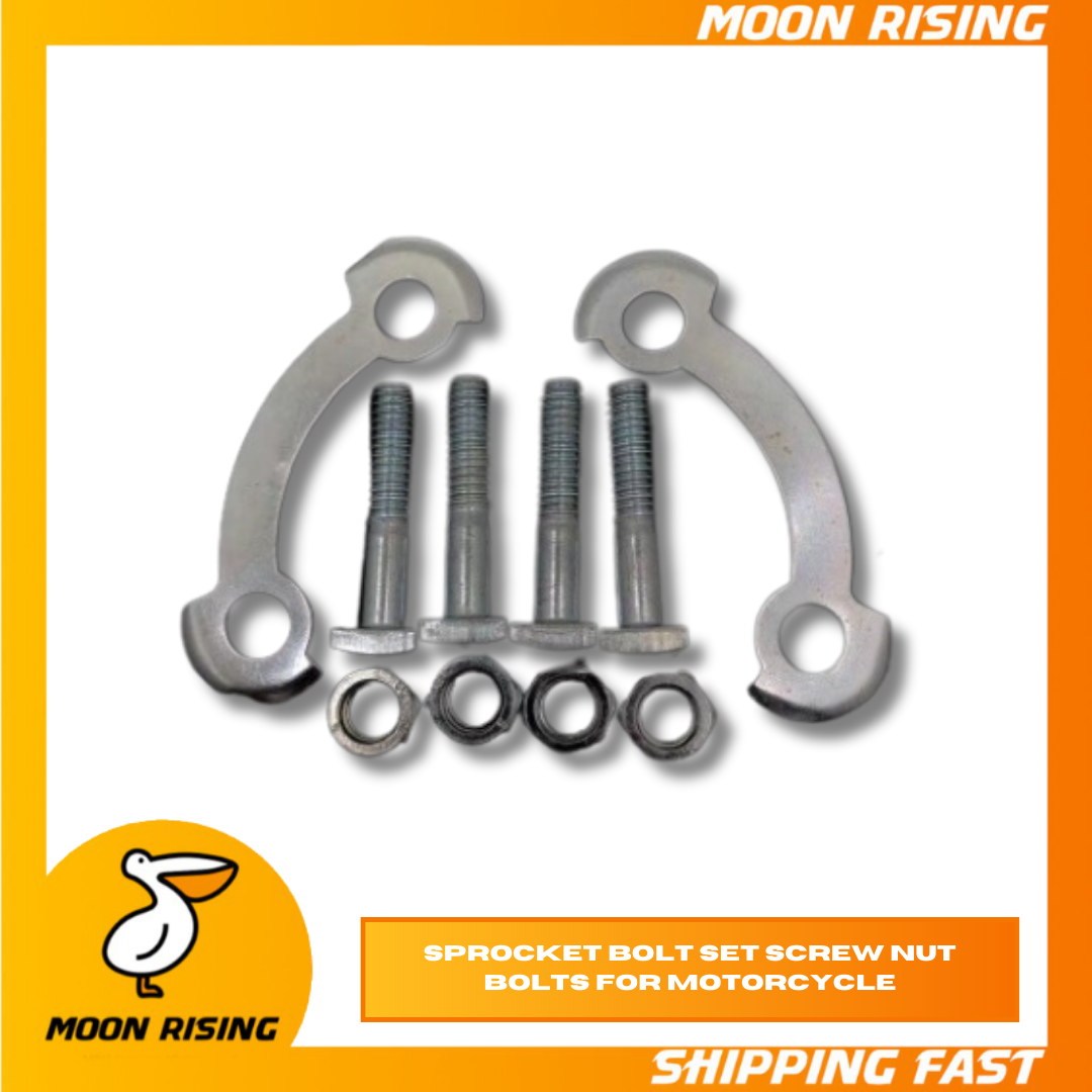 SPROCKET BOLT SET SCREW NUT BOLTS MOTORCYCLE XRM HD3 CT100 TMX WAVE125 ...