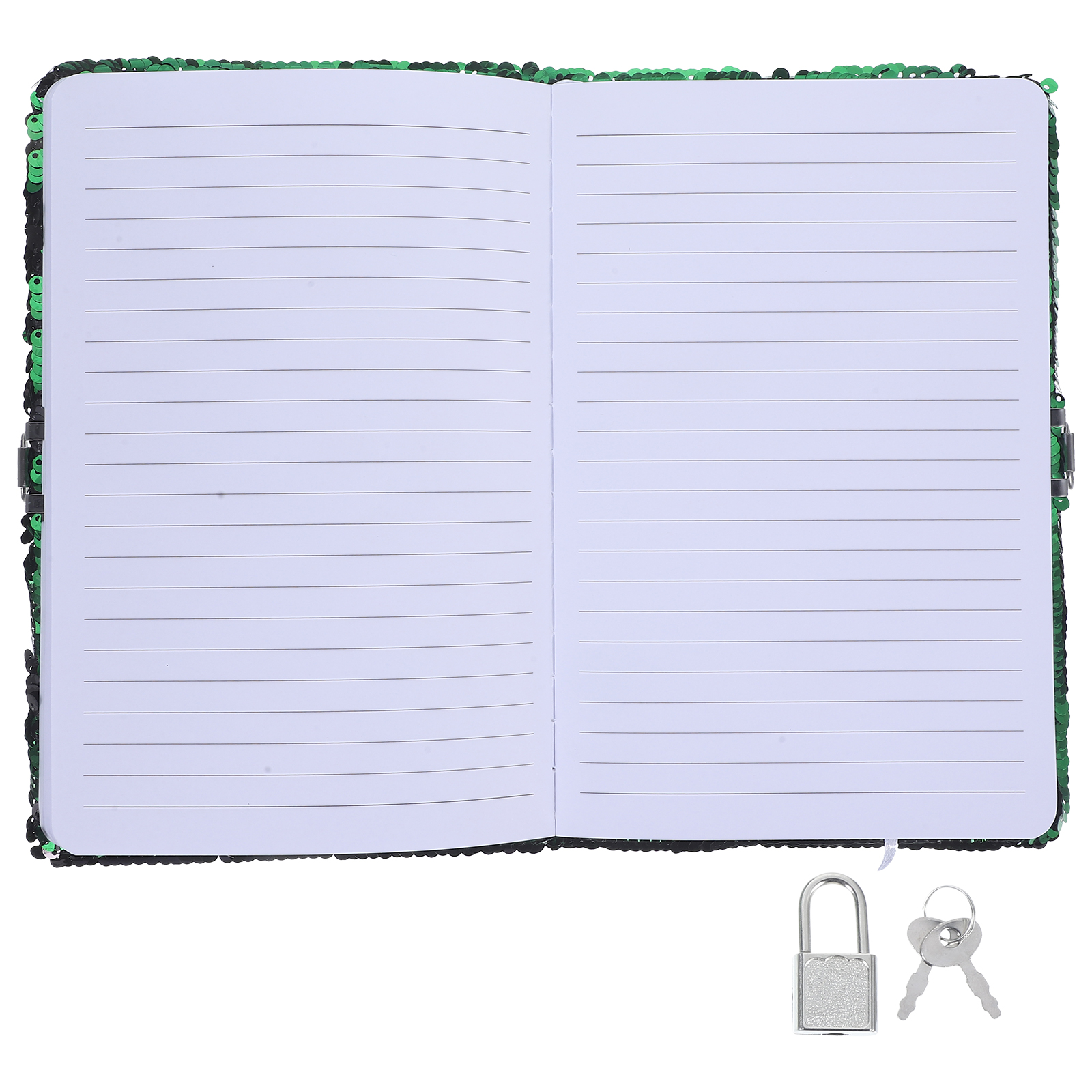 【GlowBound】Notebook Lock Journal Diary Sequin Boys Girls Notepad ...