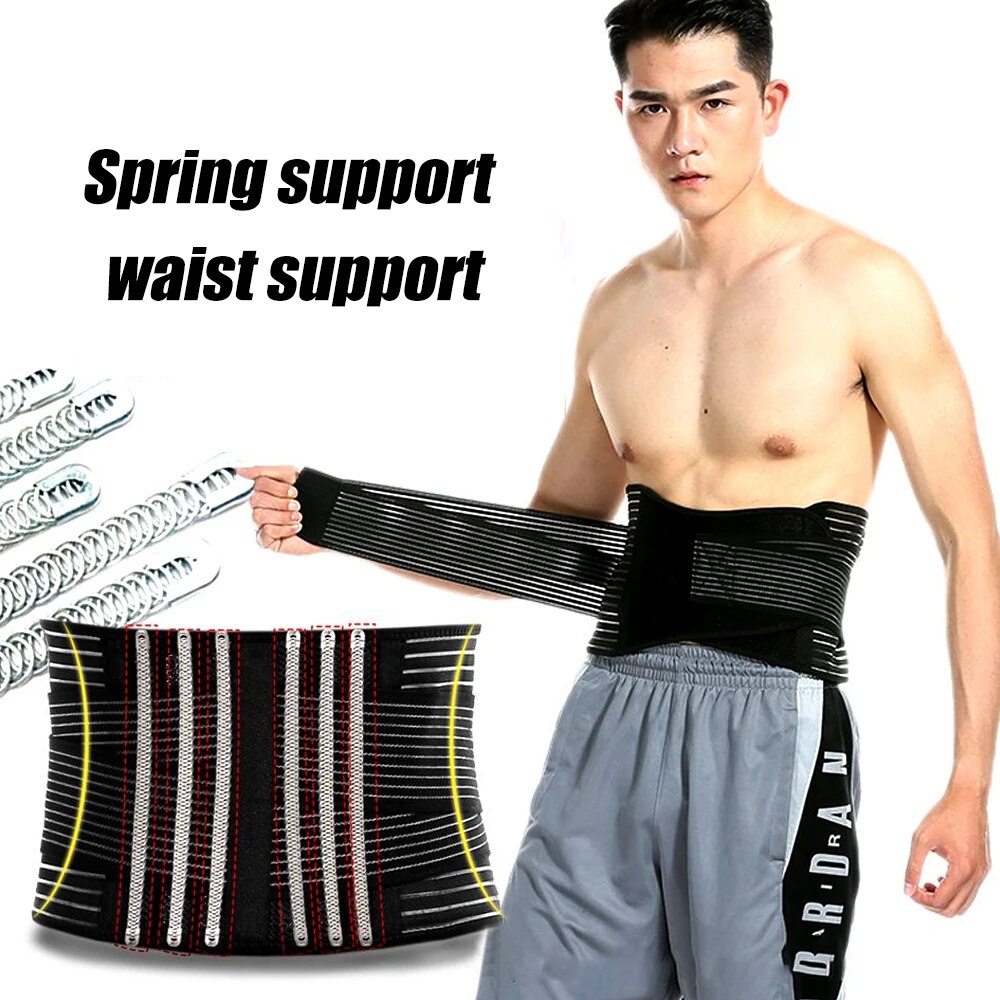 Back Support Belt for Women Men, Waist Support Trainer with Dual ...