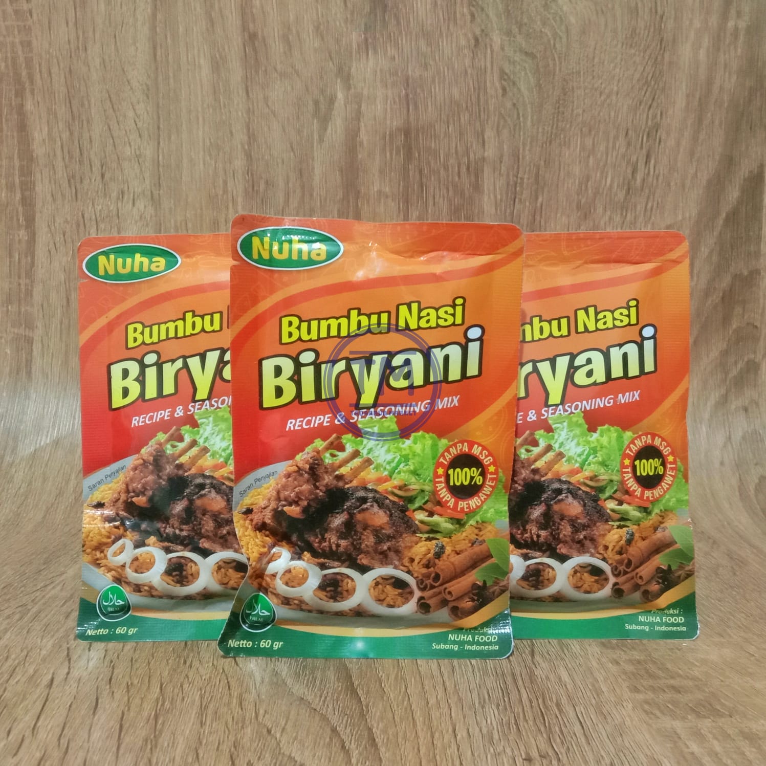 Bumbu Nasi BIRYANI Instant Bumbu Nasi Biryani Sachet ORIGINAL 100% NON ...