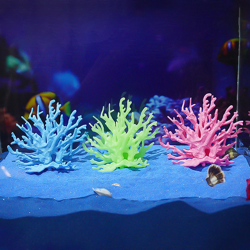 Coralline Artificial Fish Tank Decorations Aquarium Artificial PVC ...