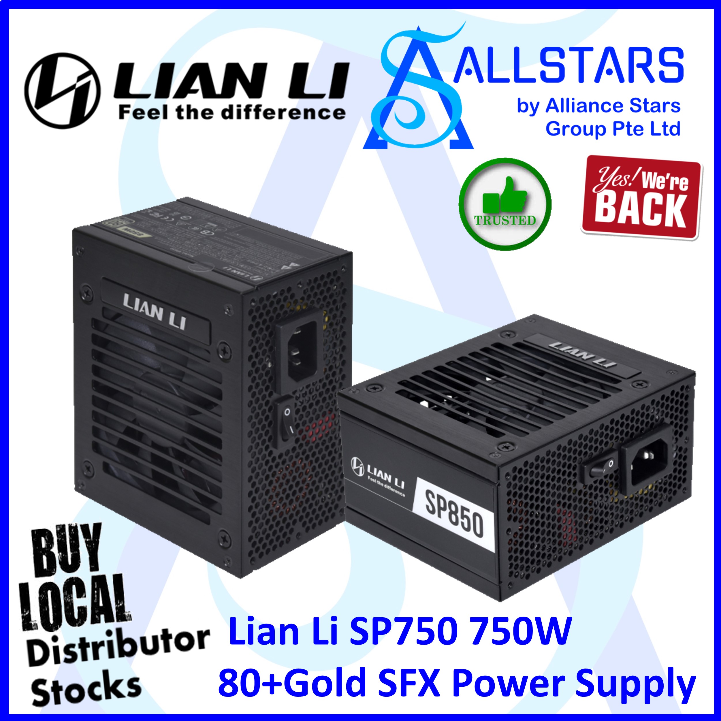 (ALLSTARS : We are Back / DIY PSU PROMO) Lian Li SP850 Black 850W SFX ...