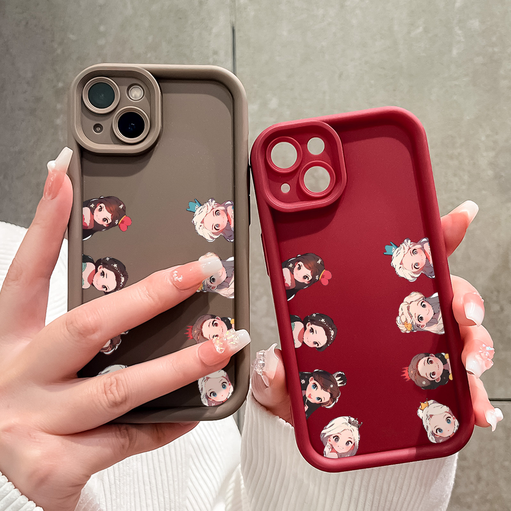 ZeroQiQi for Redmi K20 K20 Pro Xiaomi Mi 9T 9T Pro Back Cover Two Rows of Little Girls Soft ...