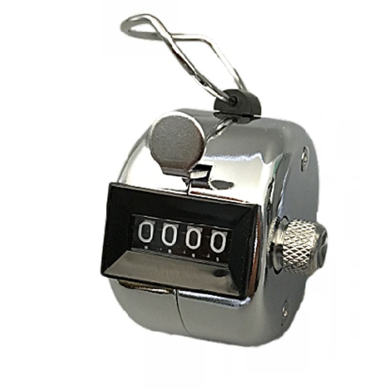 【The Timber Loft】Hand Tally Counter Stainless Steel 4 Digit Number ...