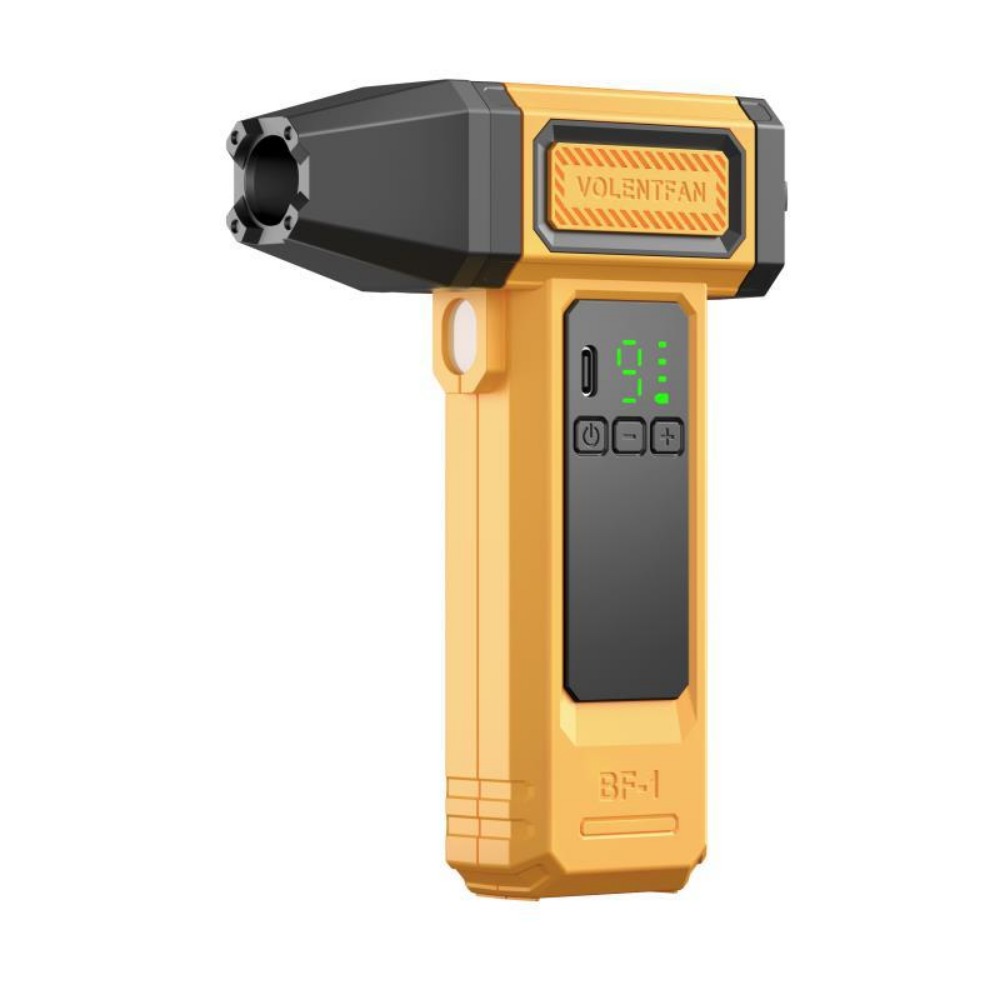 Portable 400000RPM Handheld Turbo Violent Fan LED Lighting Digital ...