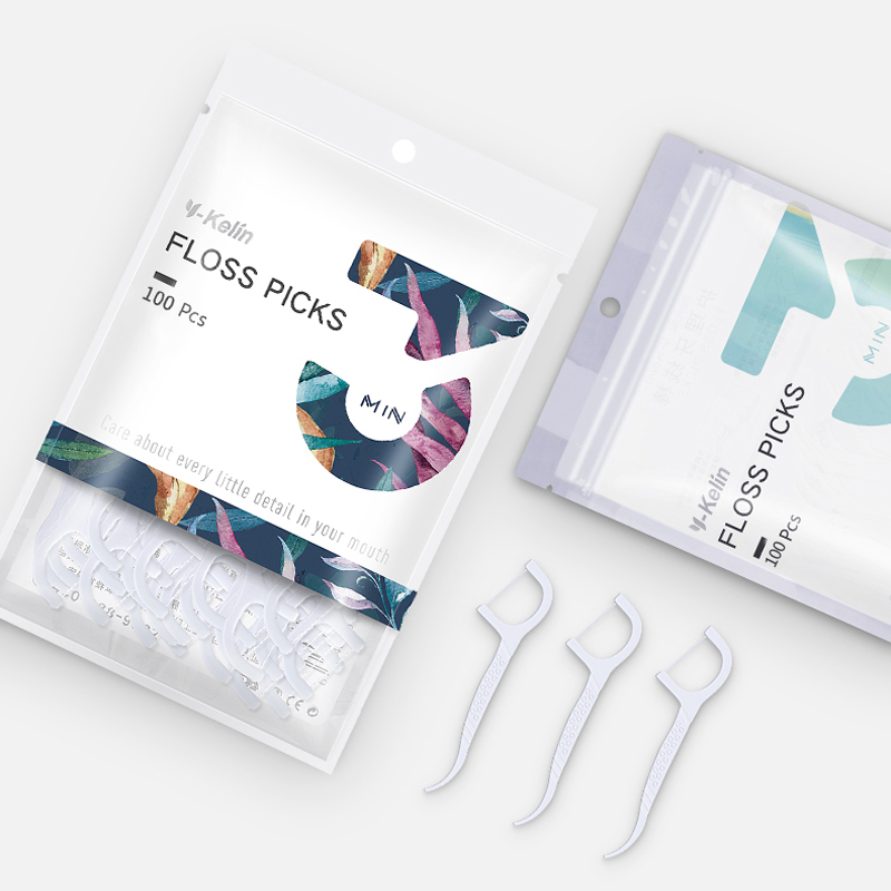 【High-quality】Y-Kelin 100 Pcs/lot Dental Floss Picks Teeth Toothpicks ...
