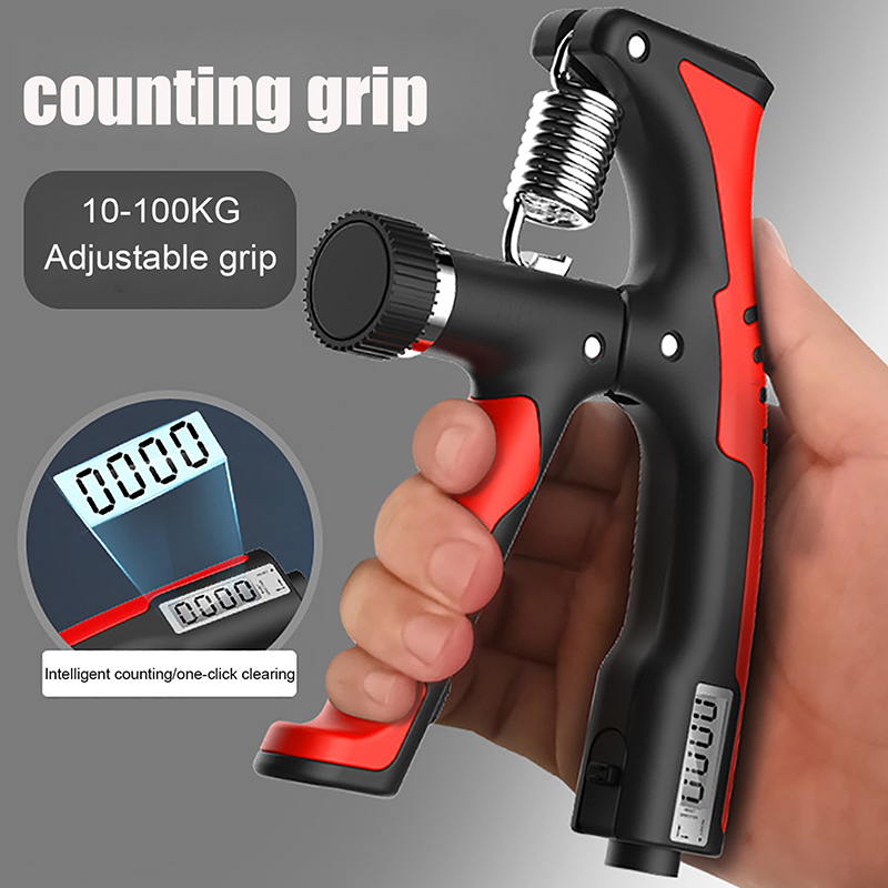 Adjustable Portable Electronic Counting Timing Grip 10-100KG ...