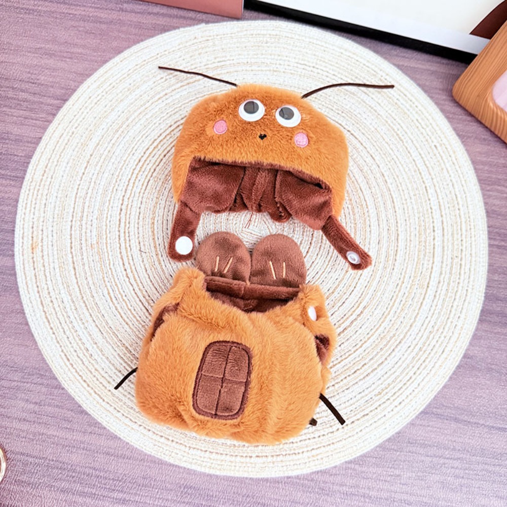 Trim Small Insects Labubu Doll's Cloth Cartoon Cockroach Overalls 17cm ...