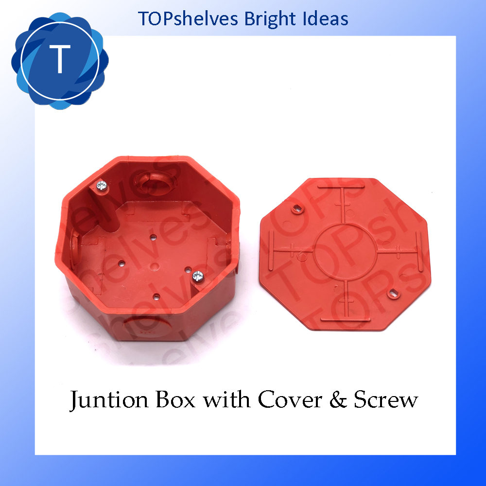PVC JUNCTION 4X4 BOX with Screw & Cover 1pc | Lazada PH