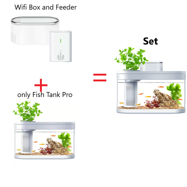 Geometry Amphibious Eco Fish Tank Pro Automatic Timing Feeding Smart ...