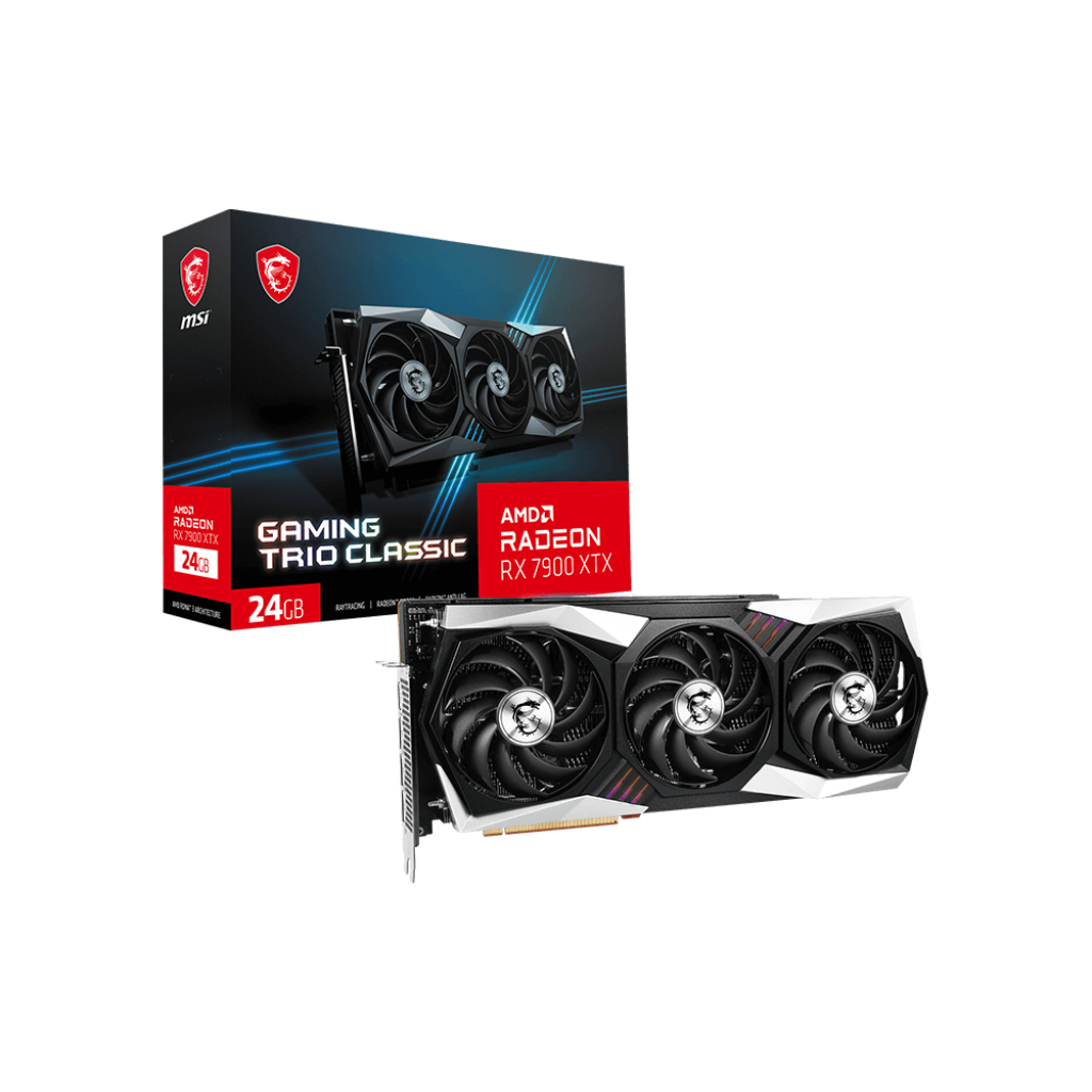 VGA (การ์ดจอแสดงผล) MSI AMD Radeon RX 7900 XTX GAMING TRIO CLASSIC 24G ...