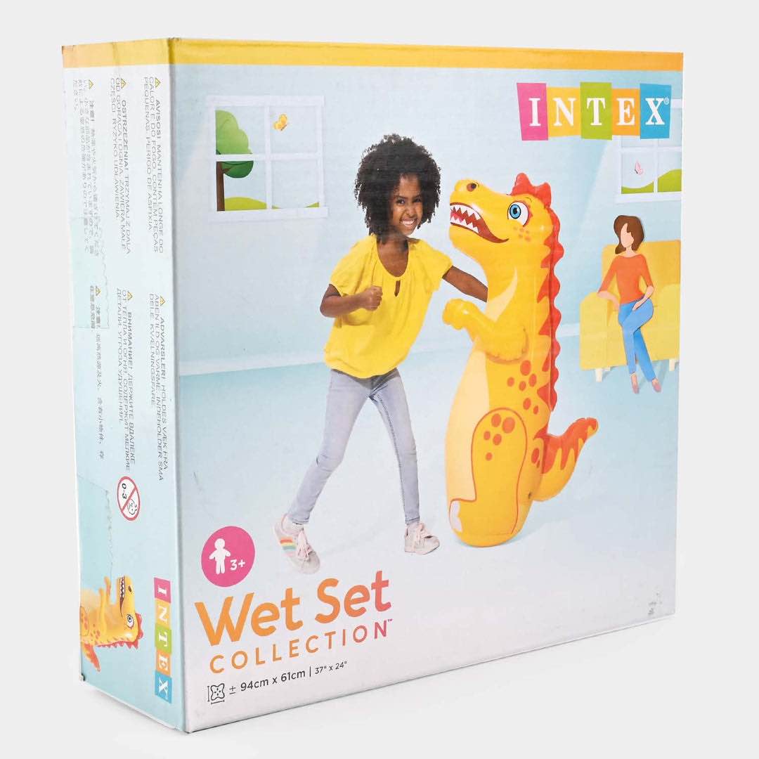 Intex Wet Set Inflatable Dino Punching Bag/Bop Bag for Kids | 94cm (37 ...