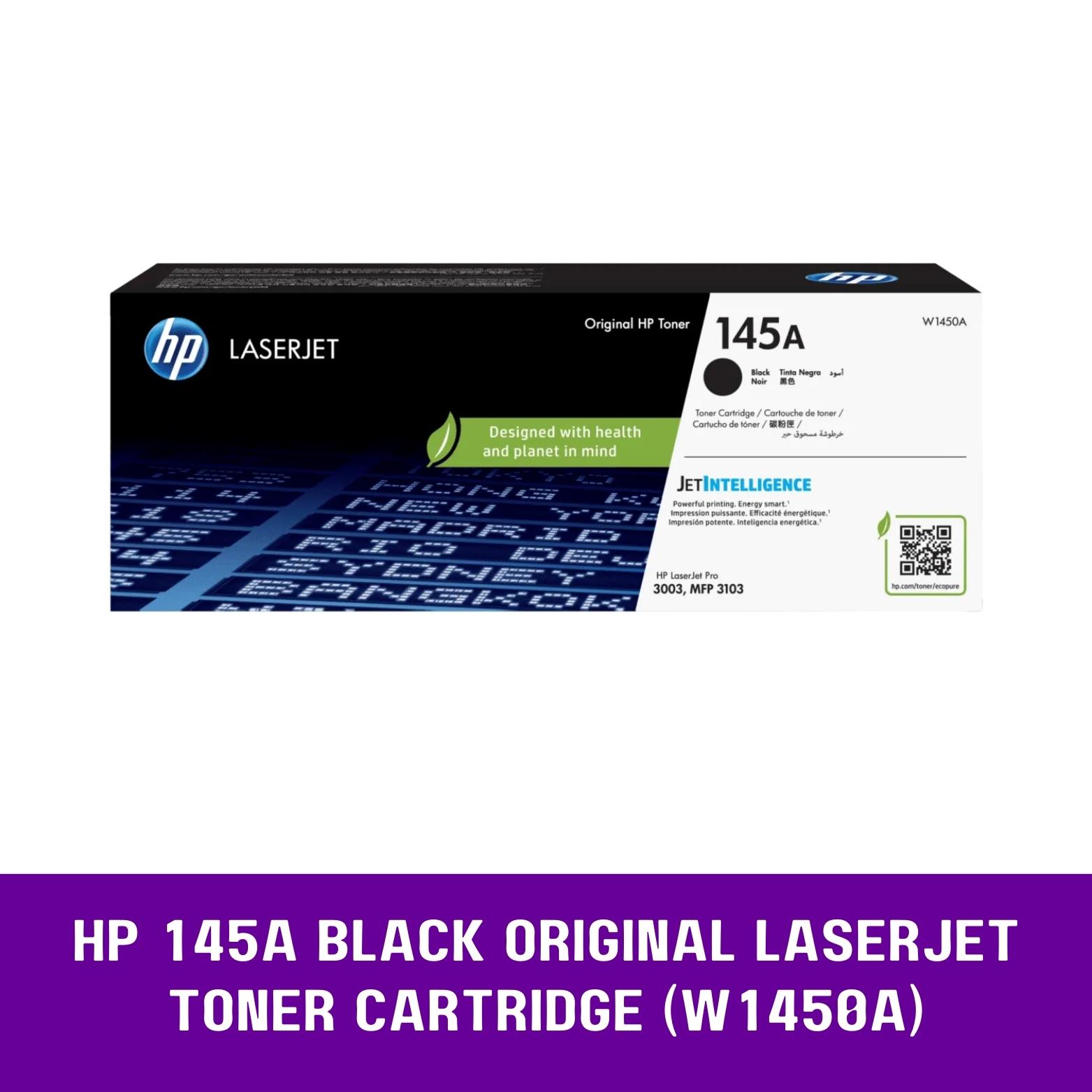 HP 145A Black Original LaserJet Toner Cartridge (W1450A) | Lazada Singapore