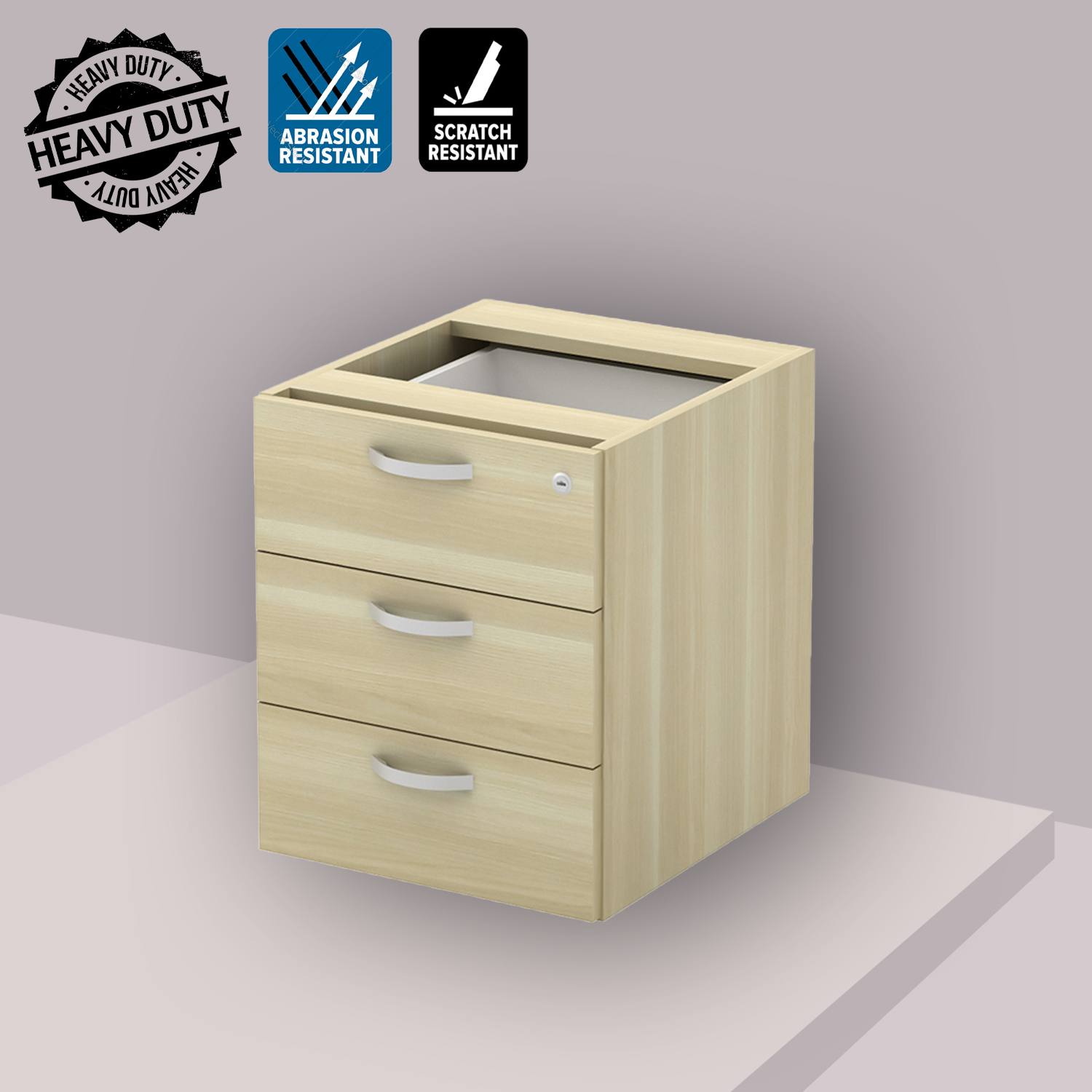 Cassa 4ft Melamine 25mm Thick Table Top Heavy Duty Scratch Resistant ...