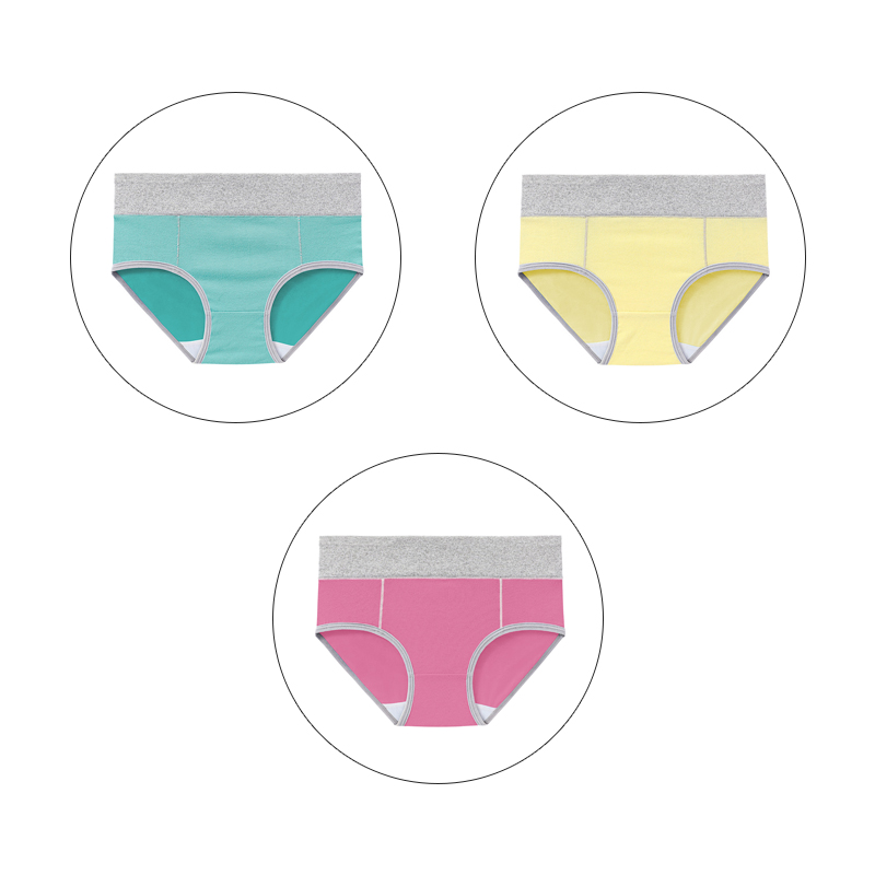 FallSweet 3pcs/set Plus Size Cotton Shaper Panties Women Middle High ...