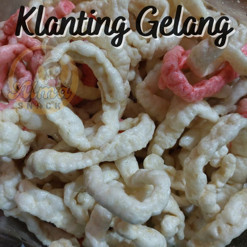 ALMA.SNACK KLANTING GELANG 250gr SLONDOK GELANG SNACK KILOAN MURAH ...