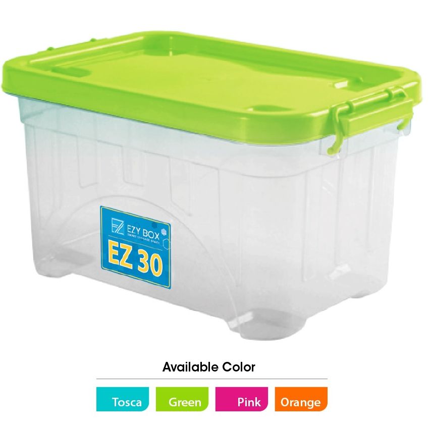 CONTAINER BOX 30 LITER KOTAK SERBAGUNA PLASTIK MURAH EZY PROMO | Lazada ...