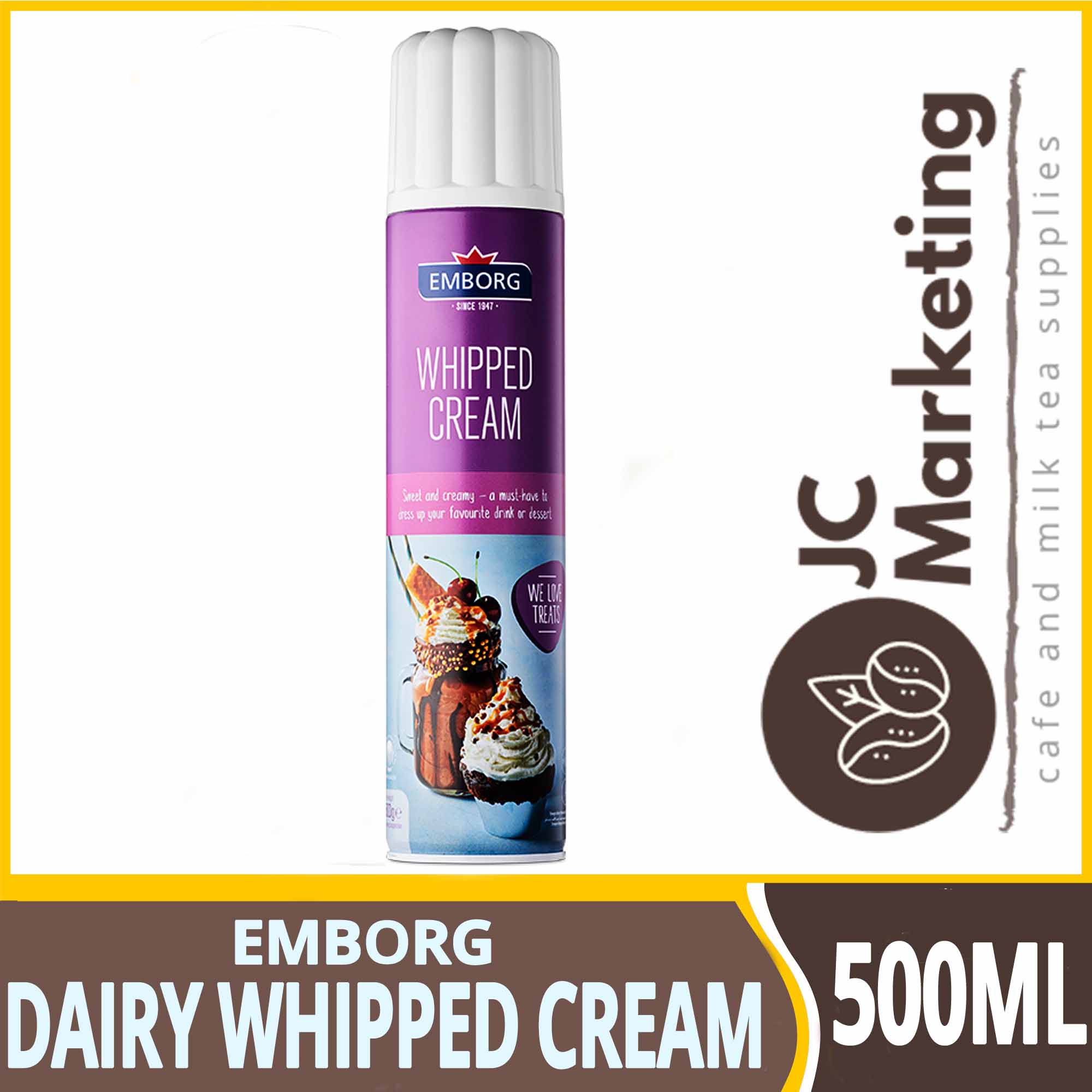 Emborg Spray Whipped Cream 500g & 250g | Lazada PH