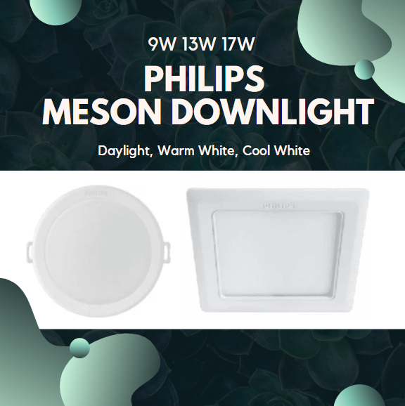 Philips Meson Downlight 9W 13W 17W Warm White Cool White Daylight ...