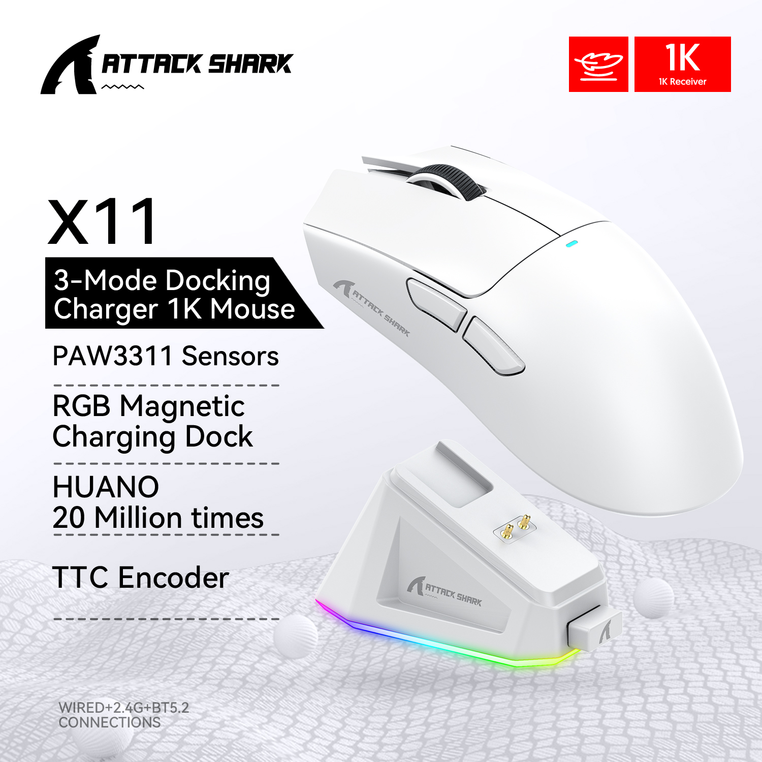 【Fast-selling】 Attack X11 X6 X3 R1 Gaming Mouse, RGB, Ergonomic, Ultra ...
