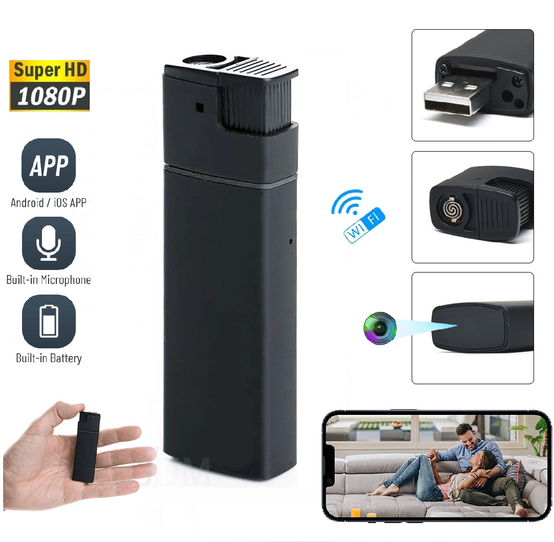 JDM Mini Wifi Camera Spy Hidden Cam Video Recorder USB Charger Micro ...